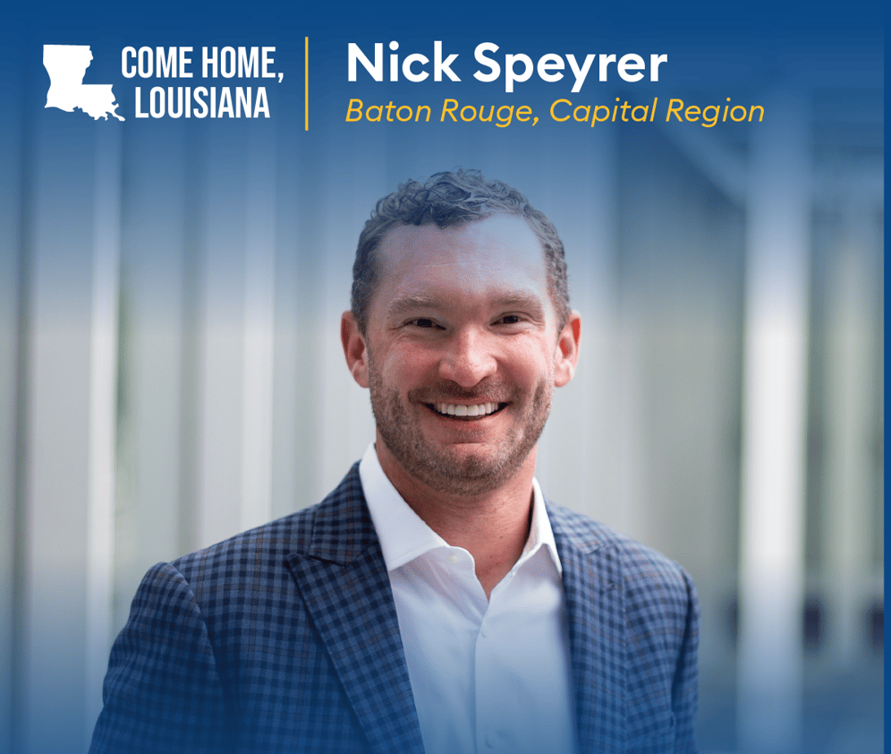 Come Home Louisiana: Nick Speyrer